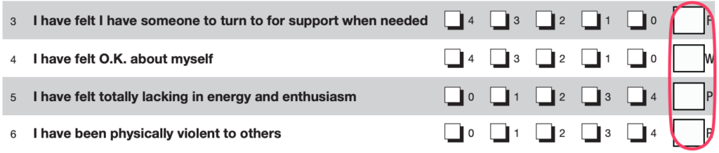 5B.1 Scoring the CORE – Outcome Measure – SOCAS
